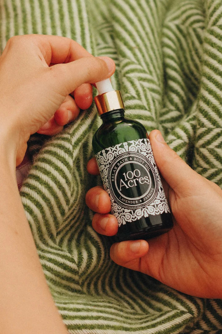 100 Acres Relax Bath & Body Oil – Domestic Science Home