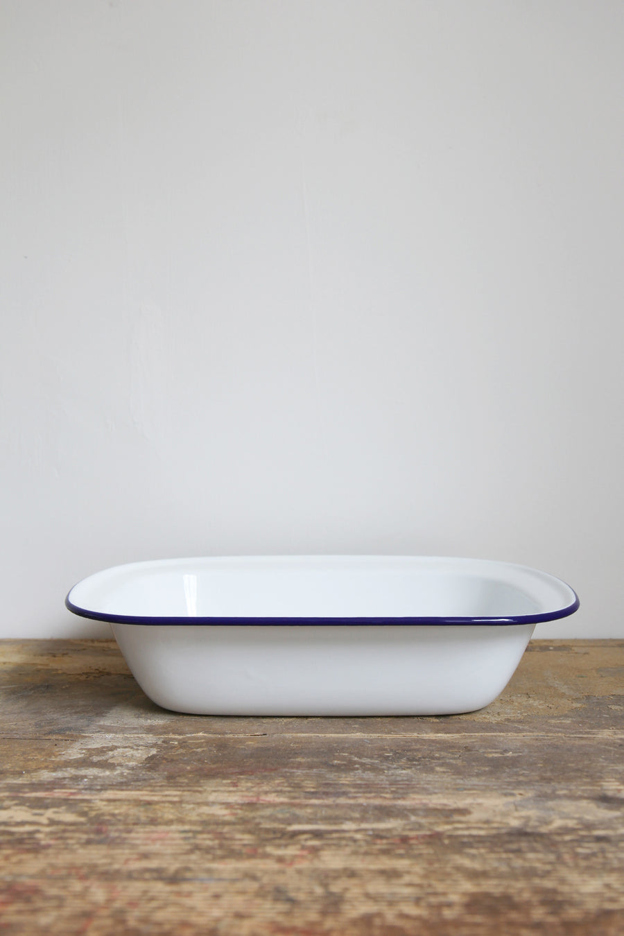 Enamelware Blue & White Pie Dish – Domestic Science Home