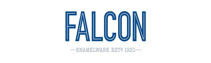 Falcon Enamelware Bake Set / White w. Blue Rim – Domestic Science Home