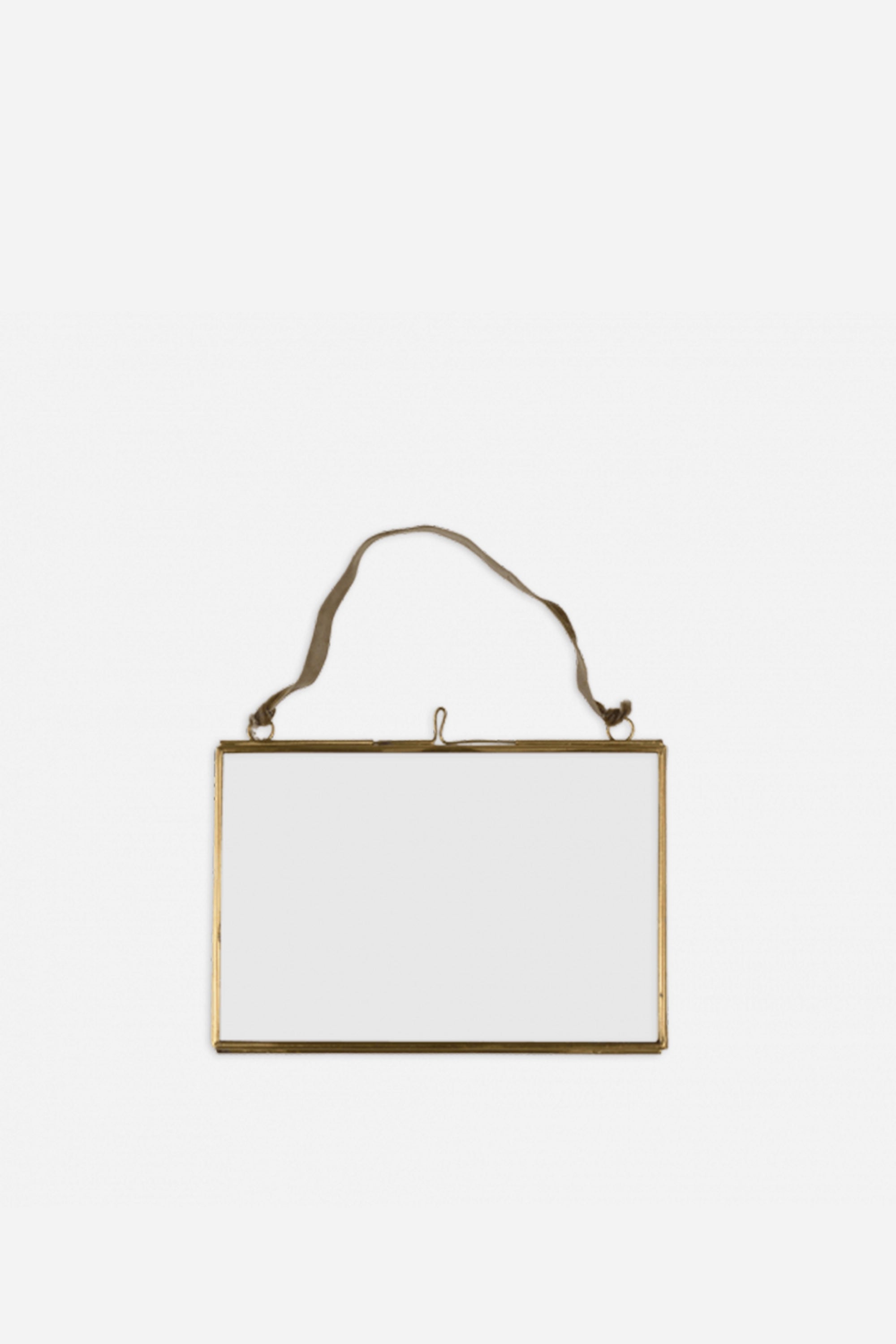Hanging Brass Frame Landscape 15x10cm – Domestic Science Home