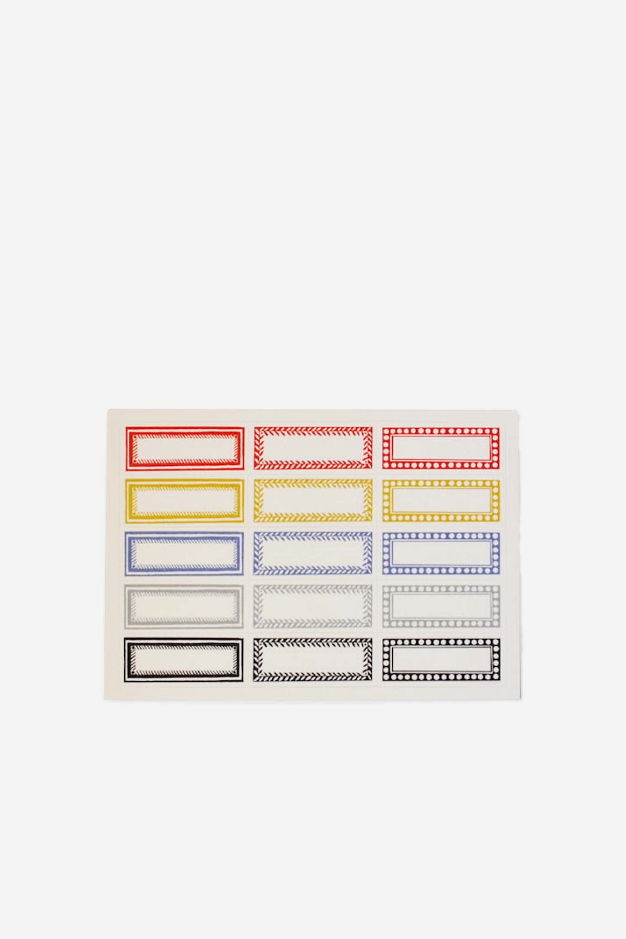 Packet of 30 Narrow Self-Adhesive Labels – Domestic Science Home