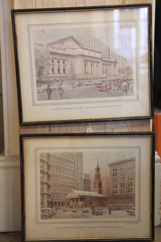New York Frame Prints / Set of 5 – Domestic Science Home