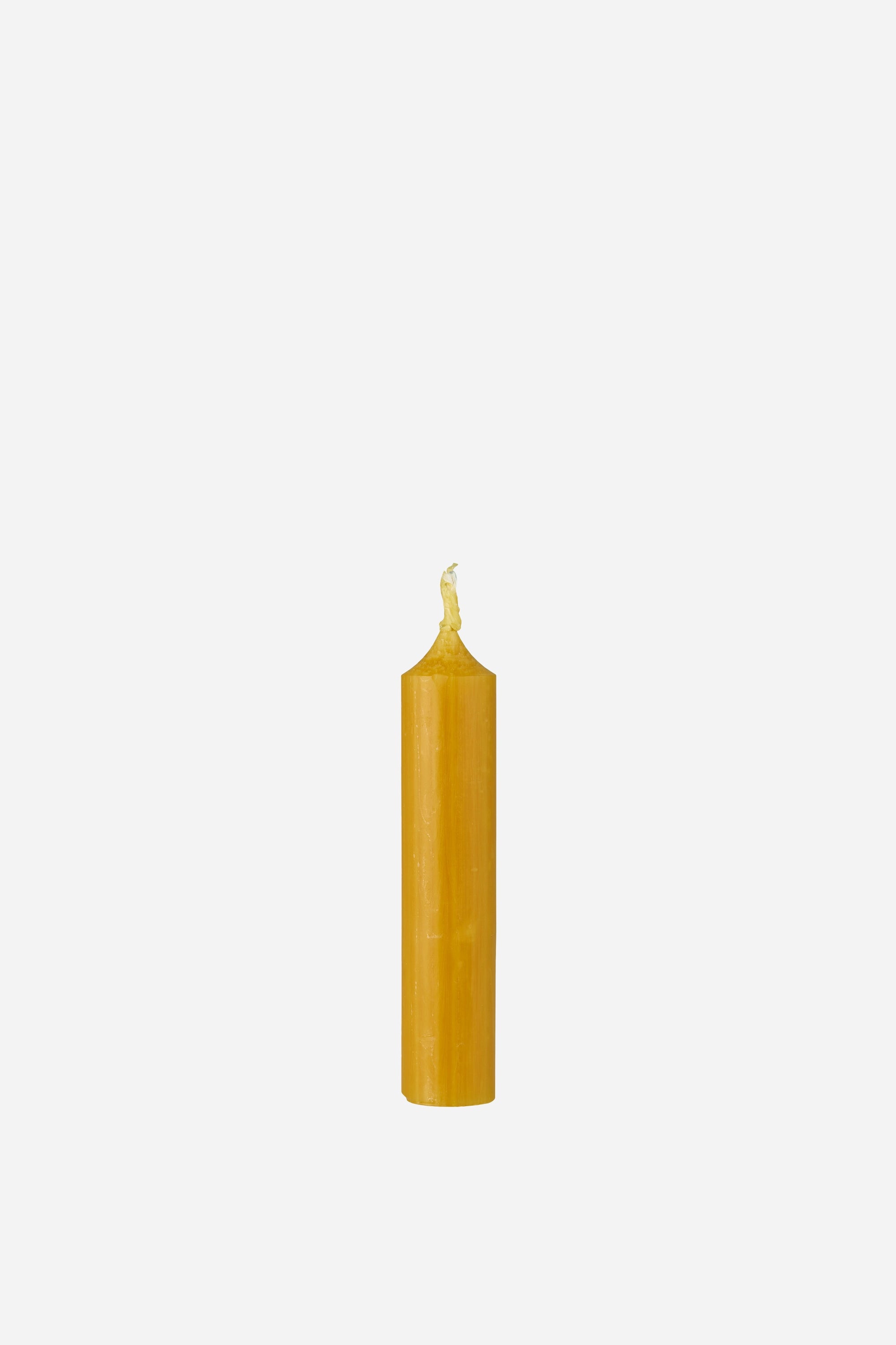 Short Rustic Dinner Candle Dia:2.2 H:11 / Curry – Domestic Science Home