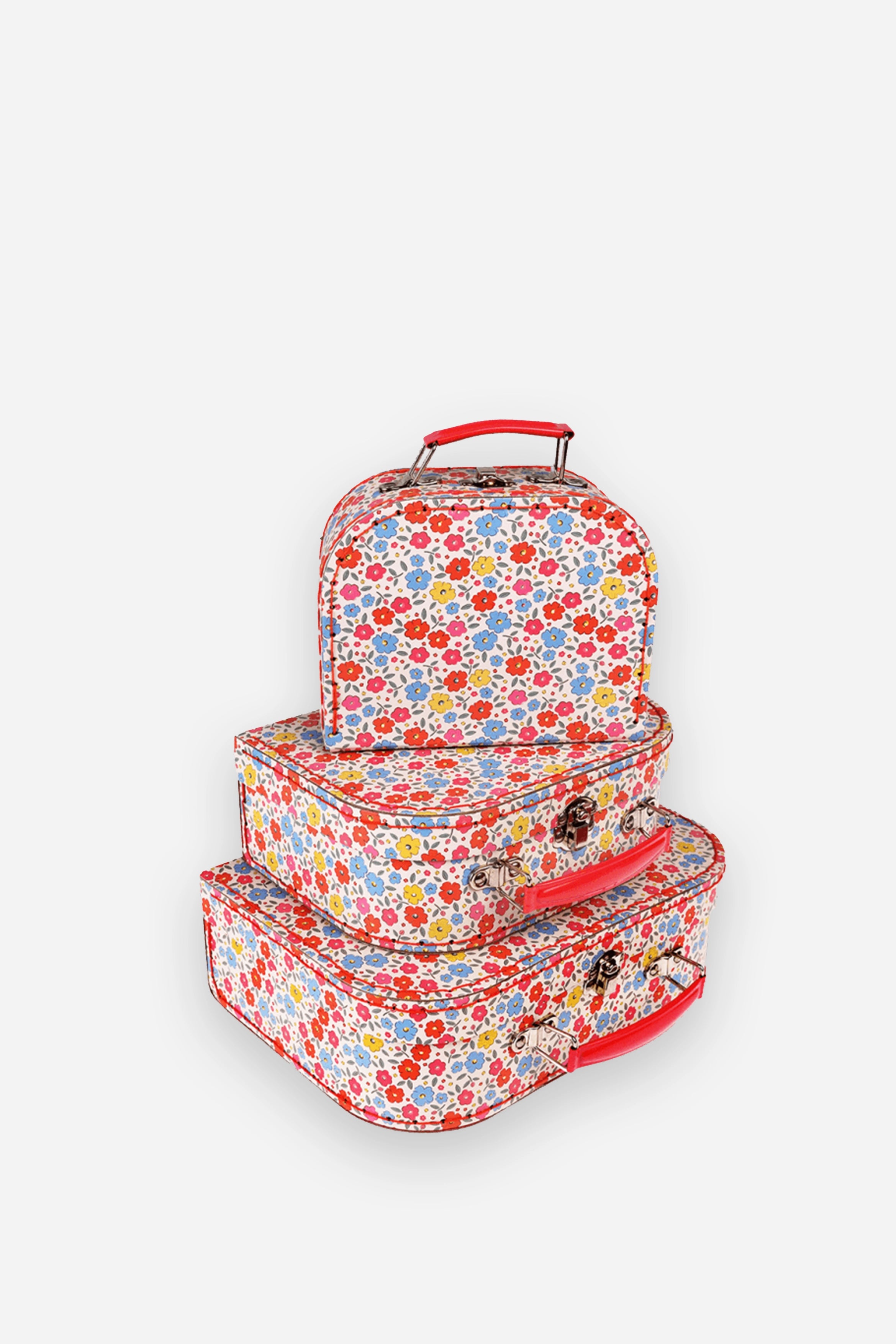 Set of 3 Storage Cases / Tilde Floral – Domestic Science Home