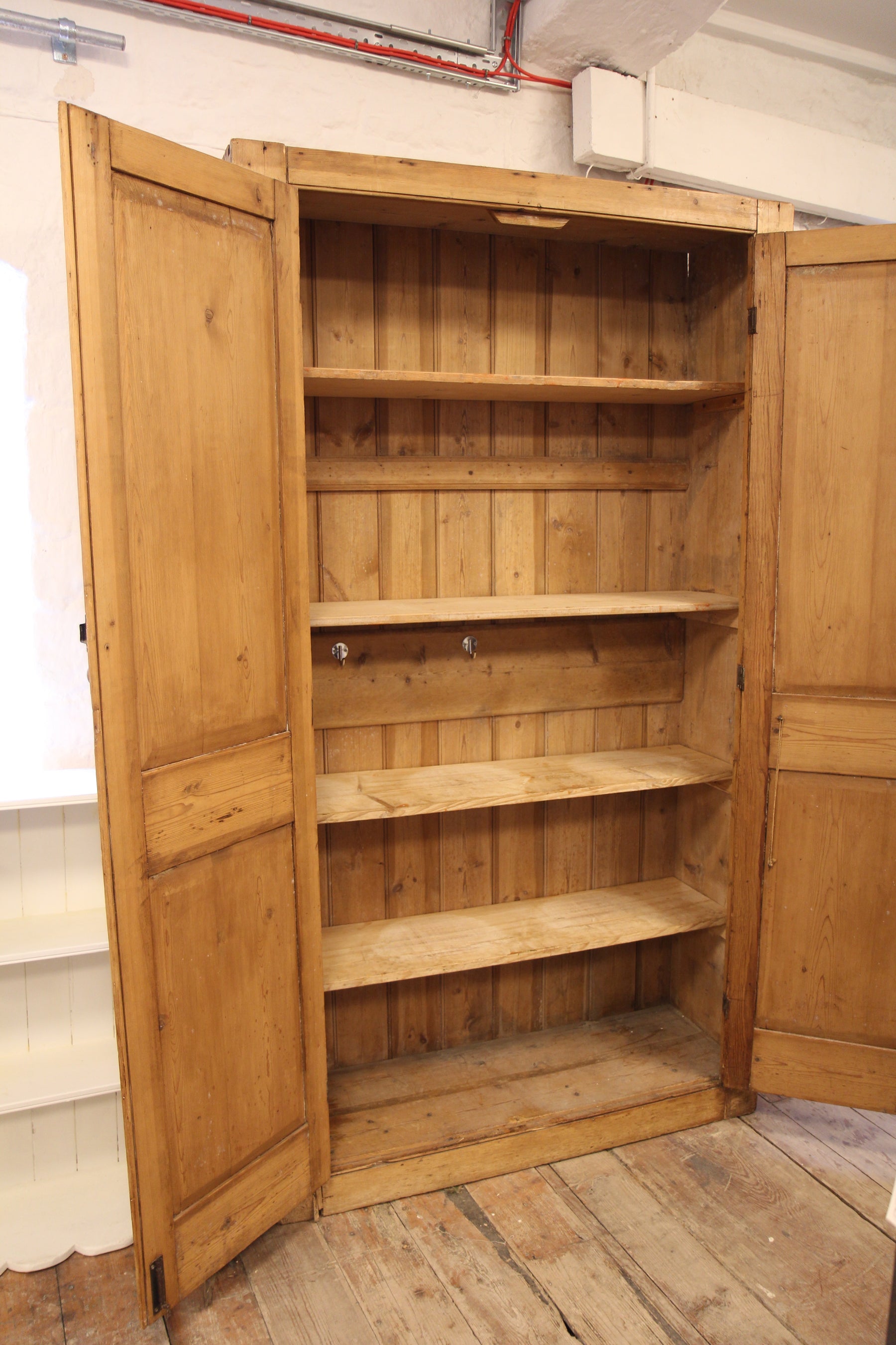 Vintage Large Pine Cupboard – Domestic Science Home